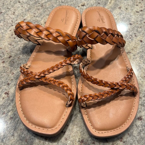Universal Thread | Shoes | Universal Thread Brown Leather Sandal | Poshmark